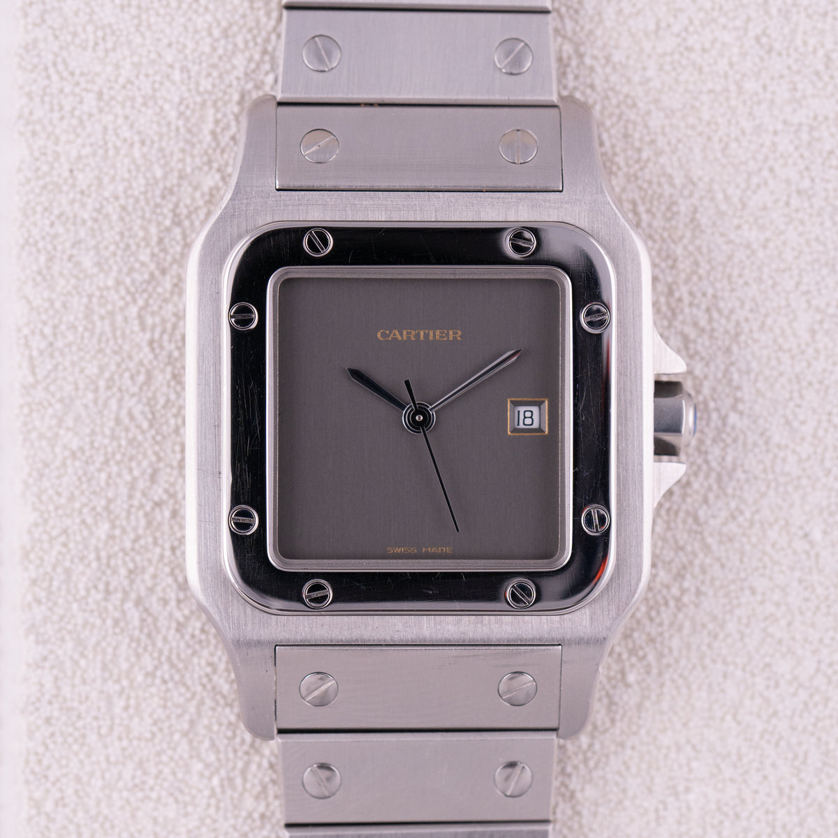 Cartier Santos Carré "Ghost" dial Ref.9172960 Full Set – Ad Astra